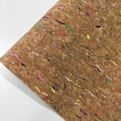 China Multi Purpose Thin Cork Sheet , Pvc Leather Fabric Abrasion Resistant for sale