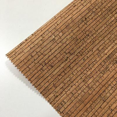 China Composition Cork Leather Fabric Veneer Rolls For Upholstery Handbags for sale