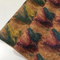 China Elastic Cork Leather Fabric Eco Frienldy Waterproof High Heat Resistance for sale