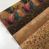 China Elastic Cork Leather Fabric Eco Frienldy Waterproof High Heat Resistance for sale