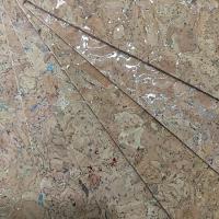 China Crease Resistant Cork Leather Fabric Strong Peeling Degree Soft Touching for sale