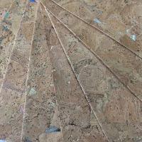 China Crease Resistant Cork Leather Fabric Strong Peeling Degree Soft Touching for sale
