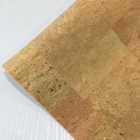 China Bread Veins Cork Leather Fabric Elegant Appearance Artificial Strong Color Fastness for sale
