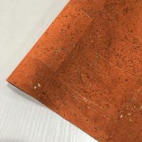 China Bread Veins Cork Leather Fabric Elegant Appearance Artificial Strong Color Fastness for sale
