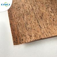 China 53'' Cork Leather Fabric Customized Color 0.4±0.05mm Thick For Shoes Application for sale