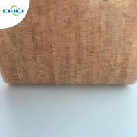 China 53'' Cork Leather Fabric Customized Color 0.4±0.05mm Thick For Shoes Application for sale