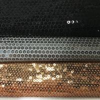 China Customizable Glitter Sequin Fabric , Glitter Material Fabric High Brightness for sale