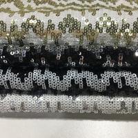 China Embroidery Pink Sequin Tablecloth Professional Elegant Hometextile Stripe for sale