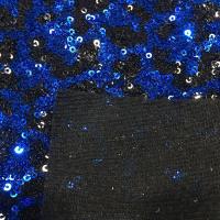 China Fashionable Stretch Sequin Fabric 150gsm Shiny Color Customizable Color for sale