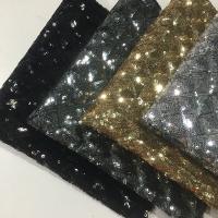 China Heat Insulation Glitter Sequin Fabric 50
