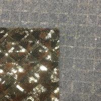 China Hot Foil Stamping Double Sided Sequin Fabric Bulk Flocked Lightweight for sale