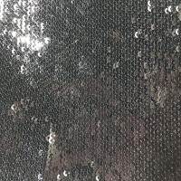 China OEM Reversible Sequin Fabric Woven  Non Toxic Material Embroidered Pattern for sale