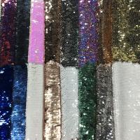 China Textured Quilted Mermaid Sequin Material Non Deformable Multi Color for sale