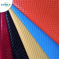 China Trade Assurance Hot Sale Shiny Pu Synthetic Embroidered quilted shoe leather for sale