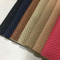 China Trade Assurance Hot Sale Shiny Sequin Pu Synthetic Embroidered quilted shoe leather for sale