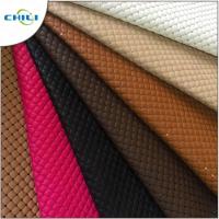 China Trade Assurance Hot Sale Shiny Sequin Pu Synthetic Embroidered quilted shoe leather for sale