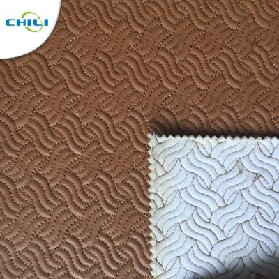 China 2019 Fashional Eco Friendly Faux Decorative Colorful  Synthetic embroidered shoe leather for sale