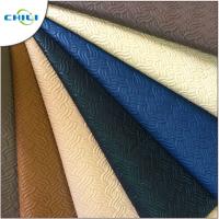 China 2019 Fashional Eco Friendly Faux Decorative Colorful  Synthetic embroidered shoe leather for sale