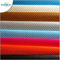 China Hot Selling Nonwoven Synthetic Embroidered shoe Leather for sale