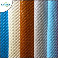 China Hot Selling Nonwoven Synthetic Embroidered shoe Leather for sale