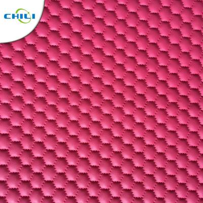 China factory suppliers pu embroidered shoe leather for sale