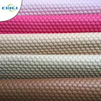 China factory suppliers pu embroidered shoe leather for sale