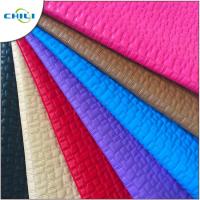 China Synthetic Leather Material  Embroidered Shoe leather for sale