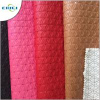 China Best Price glitter Synthetic pu embroidered Shoe Leather for sale