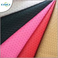 China Best Price glitter Synthetic pu embroidered Shoe Leather for sale