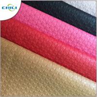 China Best Price glitter Synthetic pu embroidered Shoe Leather for sale