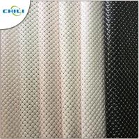 China Colorful Vegan Leather Fabric , Stretch Leather Fabric Glossy Resists Mold for sale