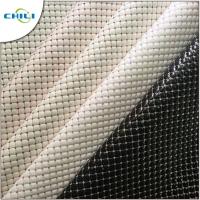 China Colorful Vegan Leather Fabric , Stretch Leather Fabric Glossy Resists Mold for sale