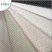 China Colorful Vegan Leather Fabric , Stretch Leather Fabric Glossy Resists Mold for sale