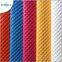 China PU Quilted Leather Fabric None Stretch Restaurant Seating Comfortable Touch Feel for sale