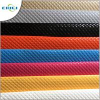 China PU Quilted Leather Fabric None Stretch Restaurant Seating Comfortable Touch Feel for sale