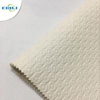China Artificial Black Leather Fabric , Recycled Leather Fabric Vinyl Secondary Fabric for sale