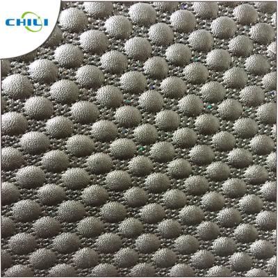 China Decorative Quilted Leather Fabric Foam Backing For Auto Headliner Headboard for sale