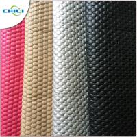 China Decorative Quilted Leather Fabric Foam Backing For Auto Headliner Headboard for sale