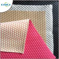 China Decorative Quilted Leather Fabric Foam Backing For Auto Headliner Headboard for sale