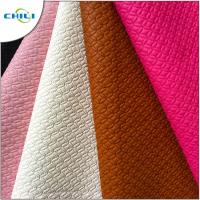 China Leatherette Quilted Vinyl Upholstery Fabric Recycled Non Harmful Material for sale