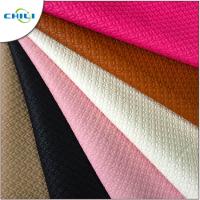 China Leatherette Quilted Vinyl Upholstery Fabric Recycled Non Harmful Material for sale