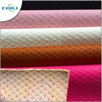 China Leatherette Quilted Vinyl Upholstery Fabric Recycled Non Harmful Material for sale