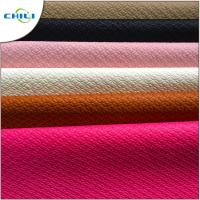 China Leatherette Quilted Vinyl Upholstery Fabric Recycled Non Harmful Material for sale