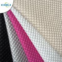 China Patent Quilted Leather Fabric Rexine Shoe Personalized Anti Scratch Home Decor for sale