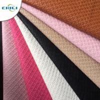 China Waterproof Faux Leather Upholstery Fabric Easy Cleaning Quick Drying for sale