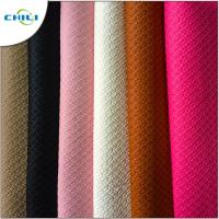 China Waterproof Faux Leather Upholstery Fabric Easy Cleaning Quick Drying for sale
