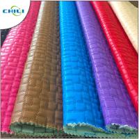 China Clothes Quilted Pleather Fabric Sheets Lightweight Commercial Stitched for sale