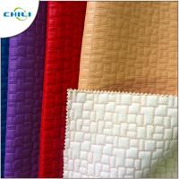 China Clothes Quilted Pleather Fabric Sheets Lightweight Commercial Stitched for sale