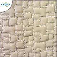 China Clothes Quilted Pleather Fabric Sheets Lightweight Commercial Stitched for sale