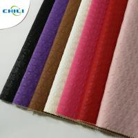 China Washable Quilted Leather Fabric , Quilted Leather Upholstery Diamond Tuck for sale
